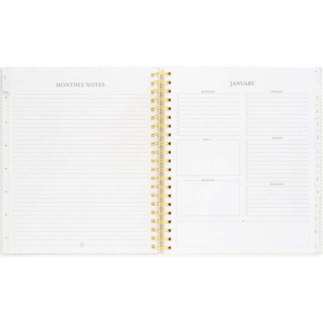 Large Daily Planner, Black Pindot, 2023 - Sugar Paper Desk & Stationery ...