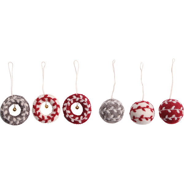 Soft Felt Vine Ornaments - Gry & Sif Ornaments & Trim | Maisonette