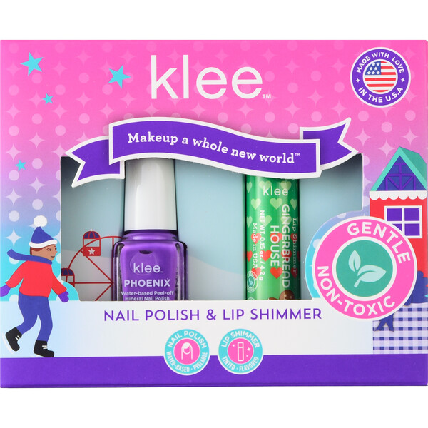 Angels' Delight Holiday Nail Polish and Lip Shimmer Duo - Klee Naturals ...