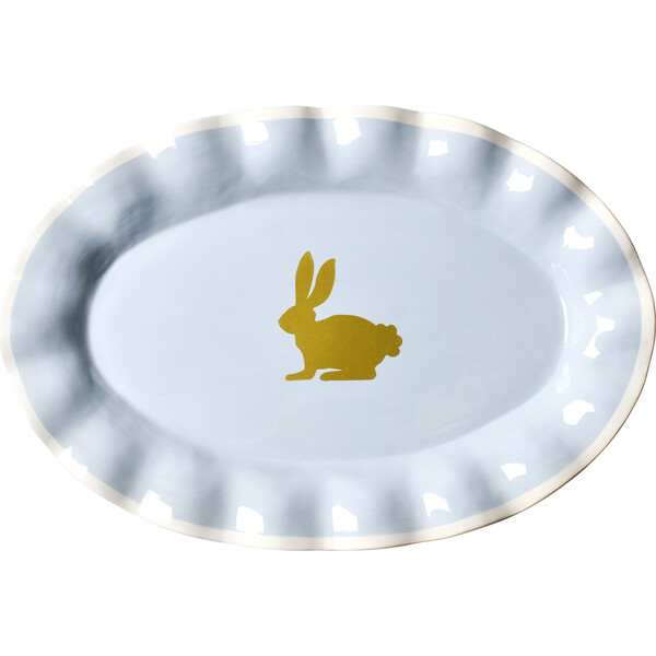 Rabbit Oval Platter - Coton Colors Accents | Maisonette