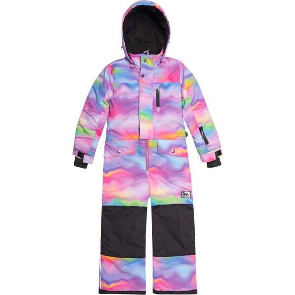 One Piece Snowsuit, Iridescent Rainbow Print - Deux par Deux Outerwear ...