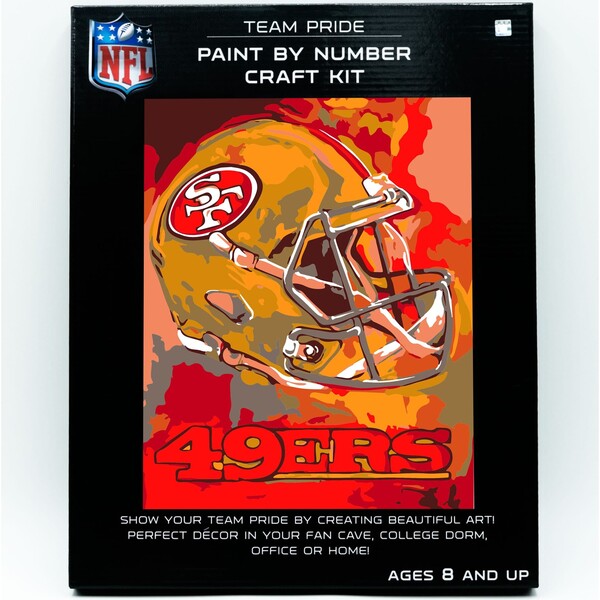 NFL San Francisco 49ers Team Pride Paint By Number Kit - Sporticulture ...