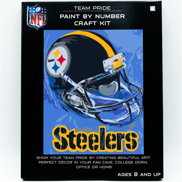 NFL Pittsburgh Steelers Team Pride Paint By Number Kit - Sporticulture ...