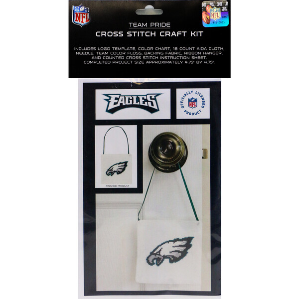 NFL Philadelphia Eagles Cross Stitch Craft Kit - Sporticulture Arts ...