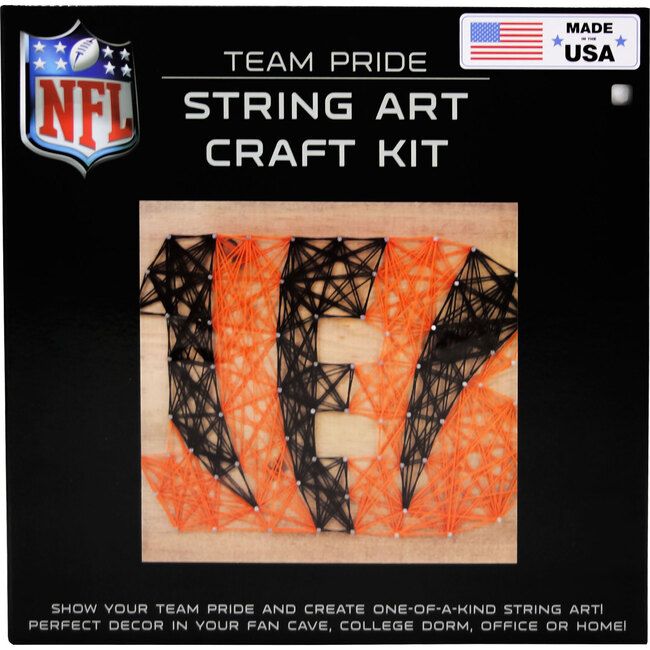 NFL Cincinnati Bengals String Art Kit - Sporticulture Arts & Crafts ...