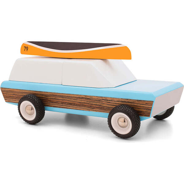 Pioneer Wagon & Canoe Car, Multicolors - Candylab Toys Vehicles ...