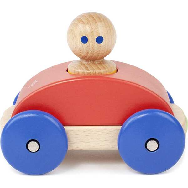 Magnetic Racing Car, Red - Tegu Vehicles & Trains | Maisonette