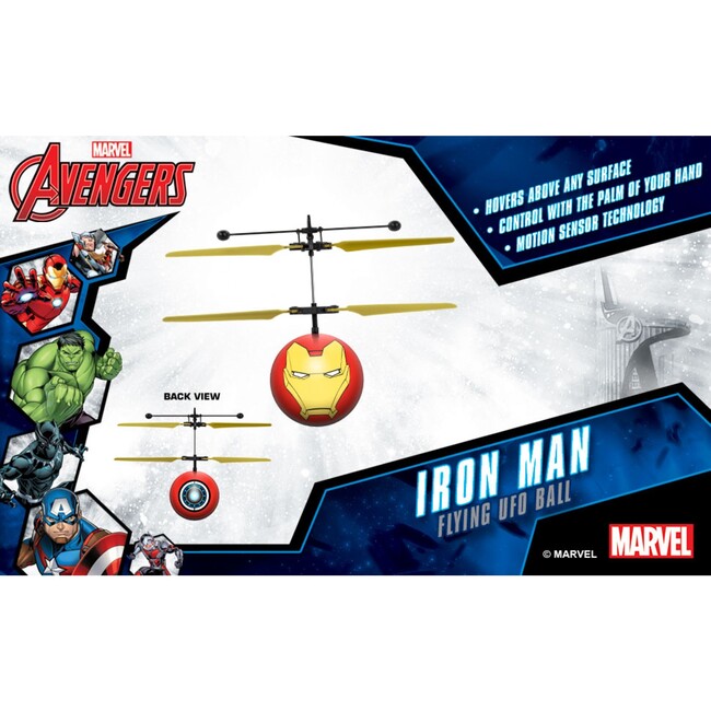 Marvel Avengers Iron Man IR UFO Ball Helicopter - World Tech Toys Tech ...