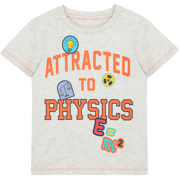Attracted to Physics Tee, Grey - Peek Tops | Maisonette