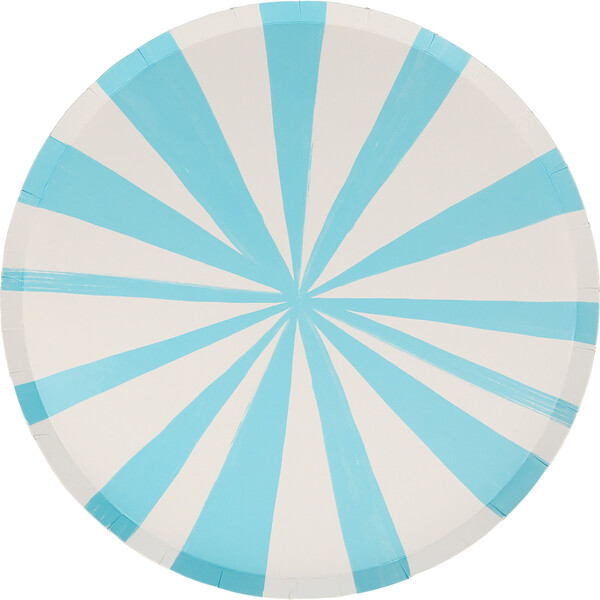 Blue Stripe Side Plates - Meri Meri Party Goods | Maisonette