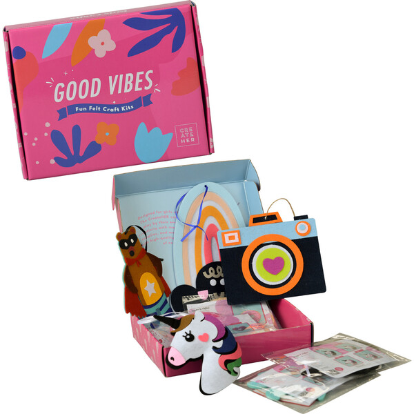 Good Vibes Felt Craft Kit Set - Kids Crafts Arts & Crafts | Maisonette