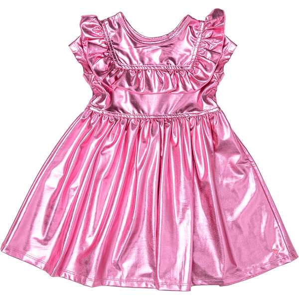 Quinn Cap Sleeve Lame Dress, Blush Pink - Pink Chicken Dresses | Maisonette