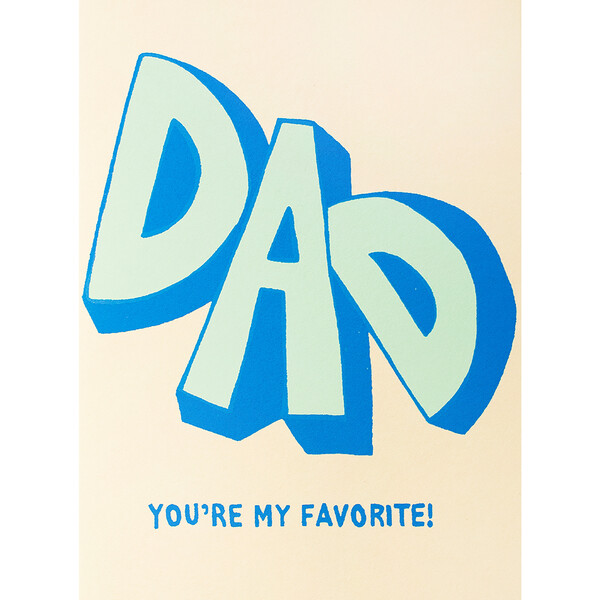 Dad Favorite Card - Alphabet Studios Paper Goods | Maisonette