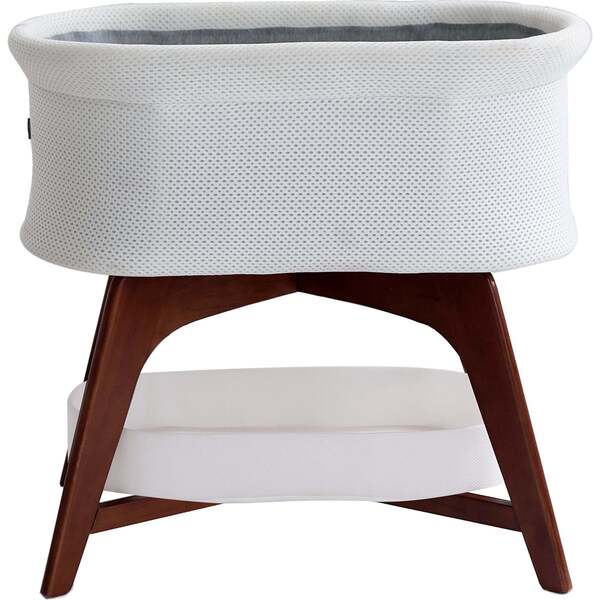 Evi Smart Bassinet, White - TruBliss Cribs & Bassinets | Maisonette