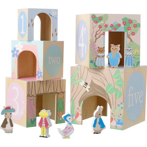 Peter Rabbit Stacking Boxes - Orange Tree Toys Blocks, Sorters ...