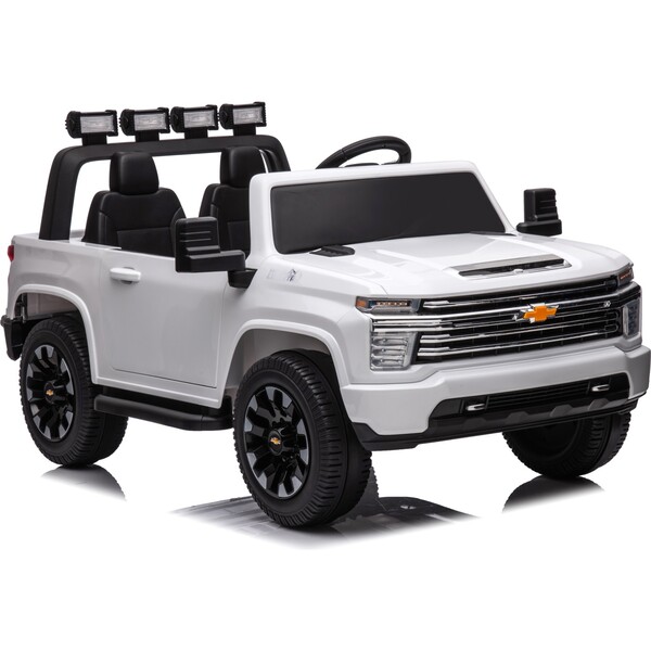 Chevrolet Silverado 24v 2-Seater White - Freddo Backyard & Park ...