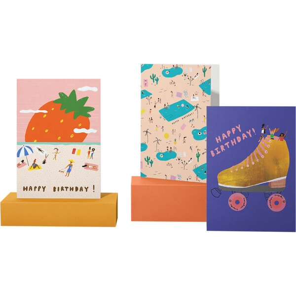 Fun In The Sun Birthday Card Set - Carolyn Suzuki Goods Desk ...