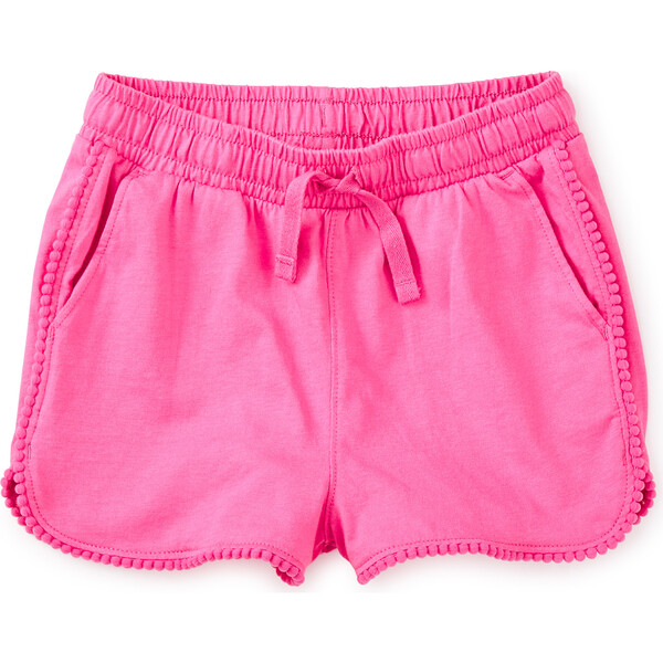 Pom-Pom Drawstring Gym Shorts, Carousel Pink - Tea Collection Shorts ...