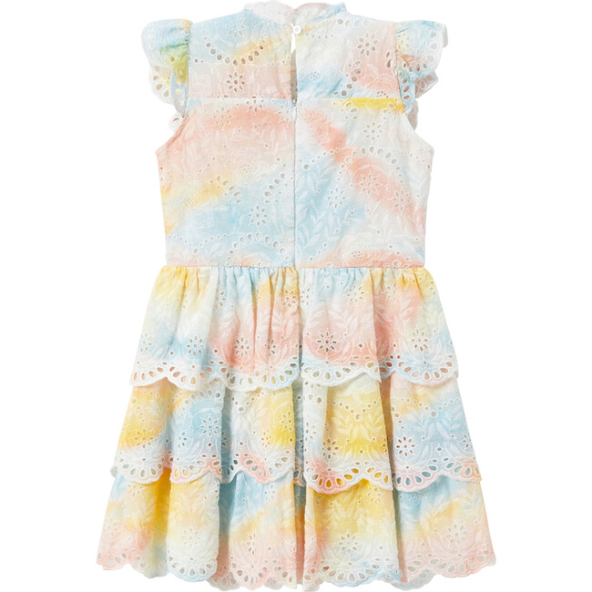Lucette Tie-Dye Flutter Sleeve Mini Dress, Multicolor - Marlo Kids ...