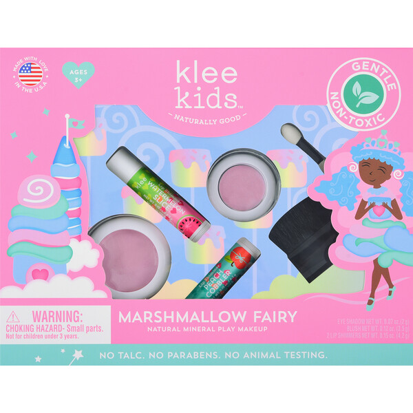 Klee Kids Marshmallow Fairy Pressed Powder Makeup Kit - Klee Naturals ...