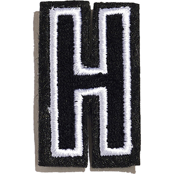 Small Plush Felt Alphabet 'H' Basket Letter, Black - J'Jute Decor ...