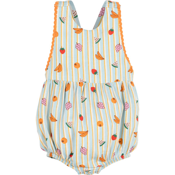Baby Kia Bubble Romper, Fruit Multi - Maison Me Rompers | Maisonette
