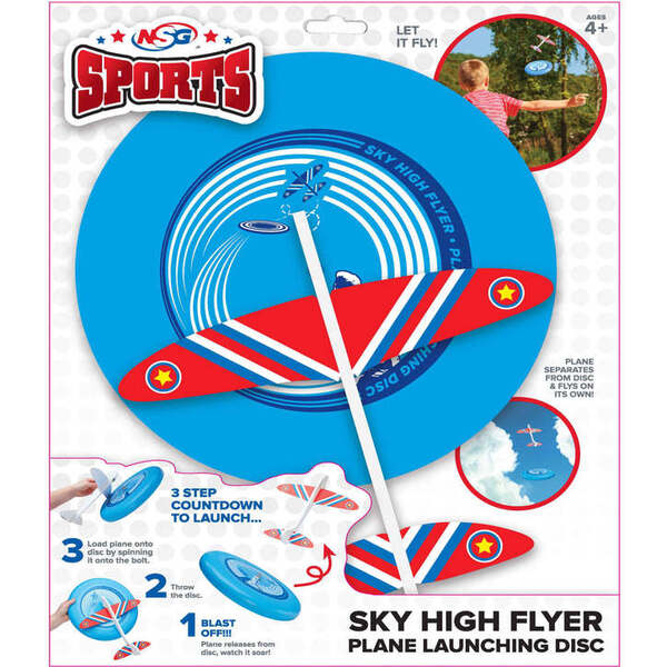 Sky High Flyer - Plane Launching Flying Disc - National Sporting Goods ...