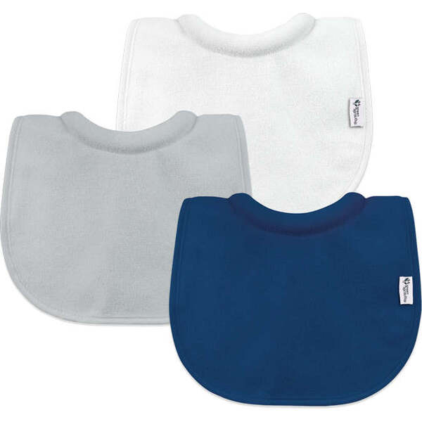 Stay-Dry Milk Catcher Bibs Set, Blueberry (Pack Of 3) - Green Sprouts ...