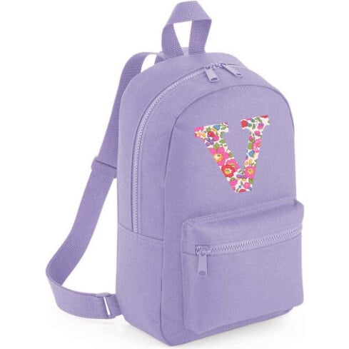 Liberty Of London Personalised Mini Backpack, Purple - My Little Shop ...