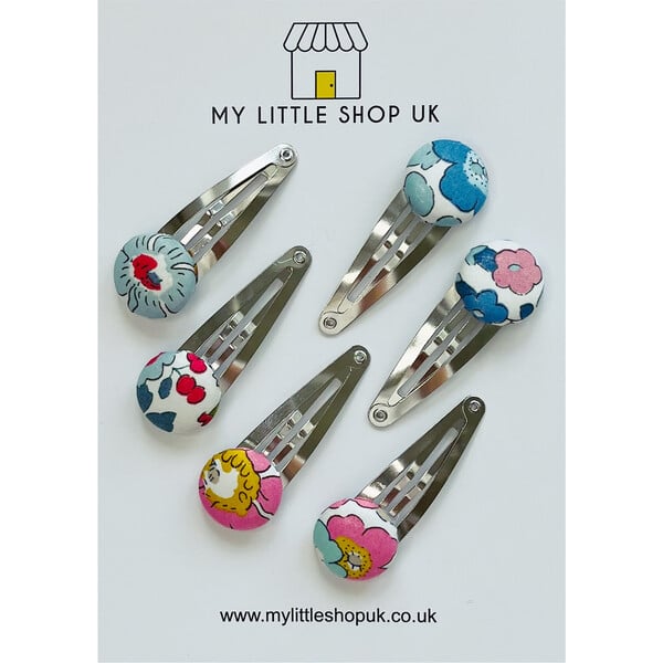 Liberty Of London Hair Clip Set, Betsy - My Little Shop UK Hair ...