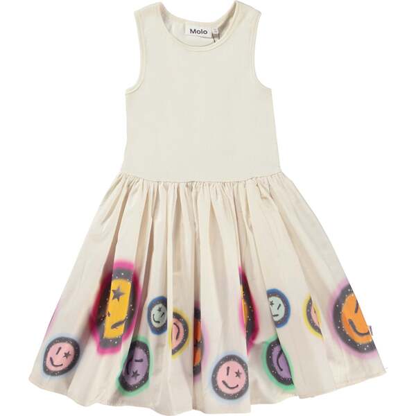 Cassandra Smiley Dress, Off White - Molo Dresses | Maisonette