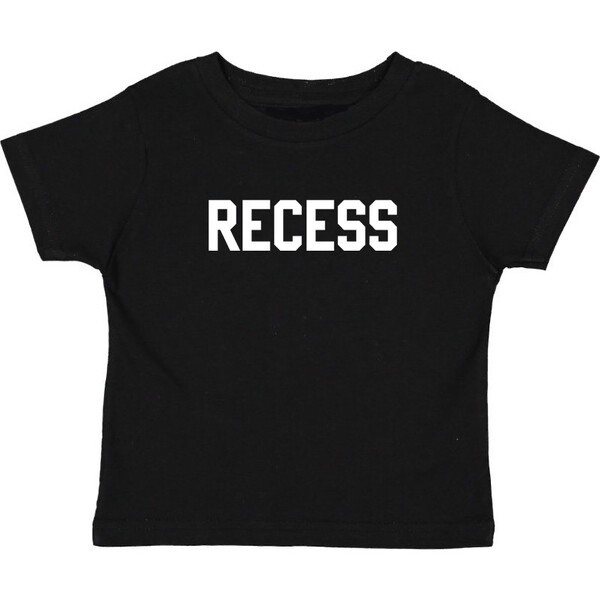 Recess Tee, Black - Little Chicken Tops | Maisonette