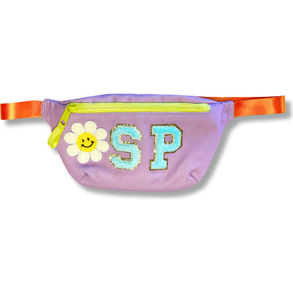 Customizable Crossbody Fanny Pack, Lilac - Little Chicken Bags | Maisonette