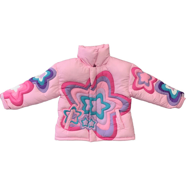 Big Star Puffer Jacket, Pink - Lola + The Boys Outerwear | Maisonette
