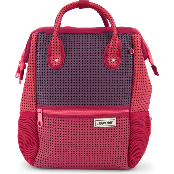 Tweeny Short Backpack, Multi Rose - Light + Nine Bags | Maisonette