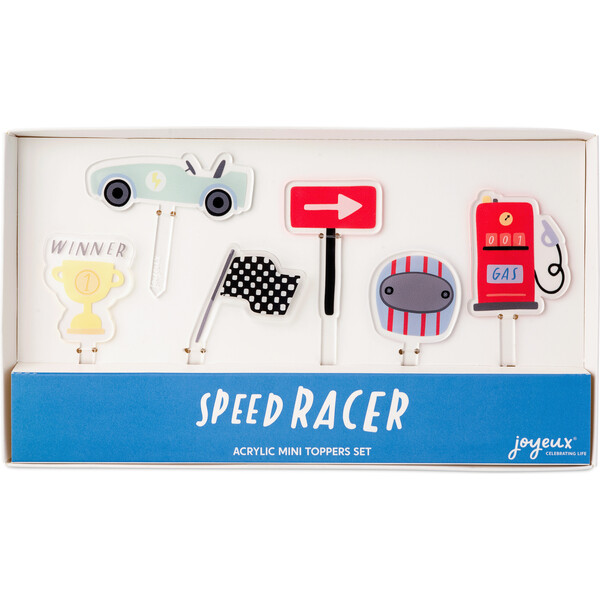Speed Racer Acrylic Mini Topper Set - Joyeux Company Party Goods ...