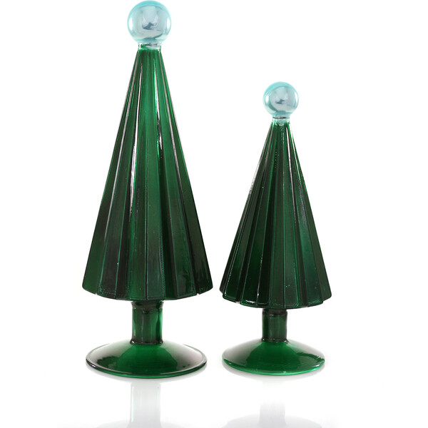 Small Pleated Tree, Juniper Sky Set of 2 - Cody Foster Accents & Decor ...