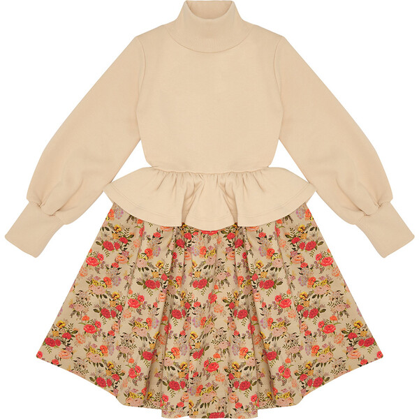 Dial Up Dress, Tofu & Stately Floral - The Middle Daughter Dresses ...
