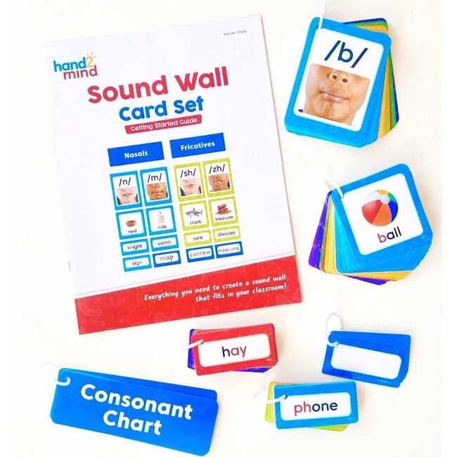 Sound Wall Classroom Phonics Kit (169 Cards) - hand2mind Educational ...