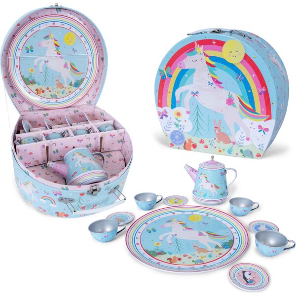 Rainbow Fairy 11pc Musical Tea Set - Floss & Rock Play Food ...