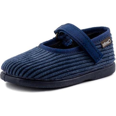 Corduroy Mary Jane, Navy - Cienta Shoes | Maisonette