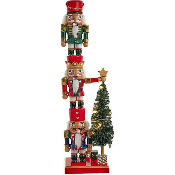 Nutcracker with Light Up Tree - Kurt Adler Nutcrackers | Maisonette