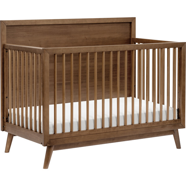 Palma 4-In-1 Convertible Crib With Toddler Bed Conversion Kit, Natural ...