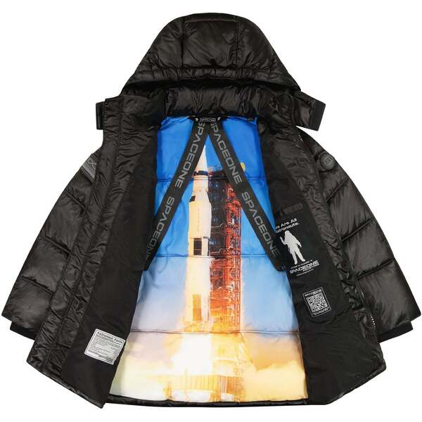 Space One® x Andy & Evan® Galactic Puffer Jacket, Deep Space Black ...