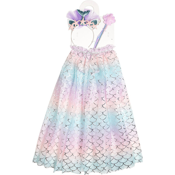 Mermaid Cape Kit, Multi - Sweet Wink Girl Accessories | Maisonette