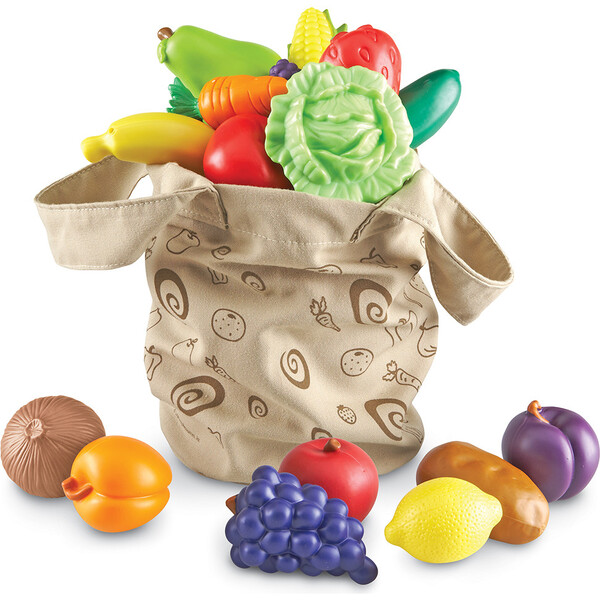 New Sprouts® Fresh Picked Fruit & Veggie Tote - Learning Resources STEM ...