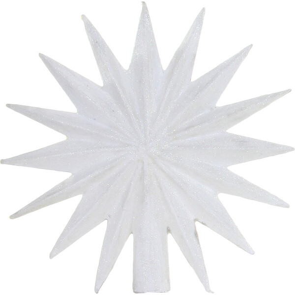 16 Point Star Tree Topper, White - Cody Foster Ornaments & Toppers ...