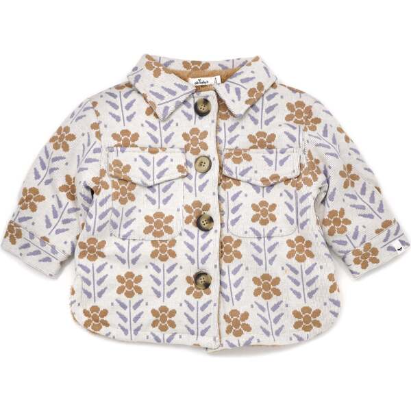 Nordic Double Knit with Latte Snowdrift Shacket, Caramel Wisteria - oh ...