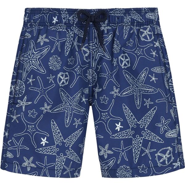 Starlett & Shell Swim Trunks, Ink - Vilebrequin Swim | Maisonette