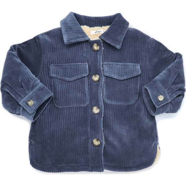 Shacket, Dusty Blue - oh baby! Outerwear | Maisonette